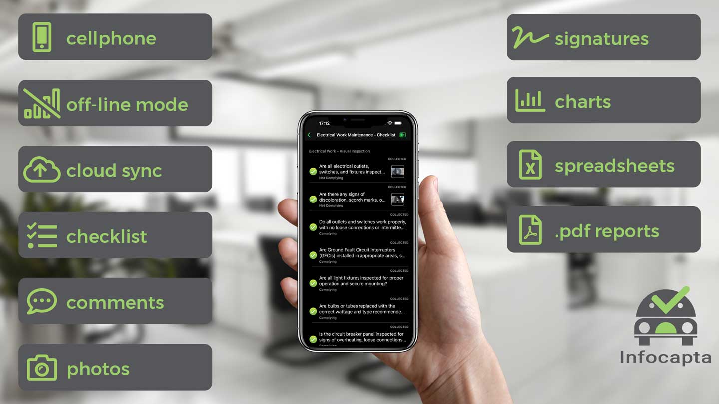 Checklist, inspection and audit app